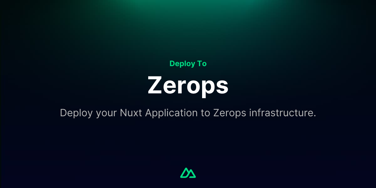 Deploy Nuxt to Zerops Deploy Nuxt to Zerops