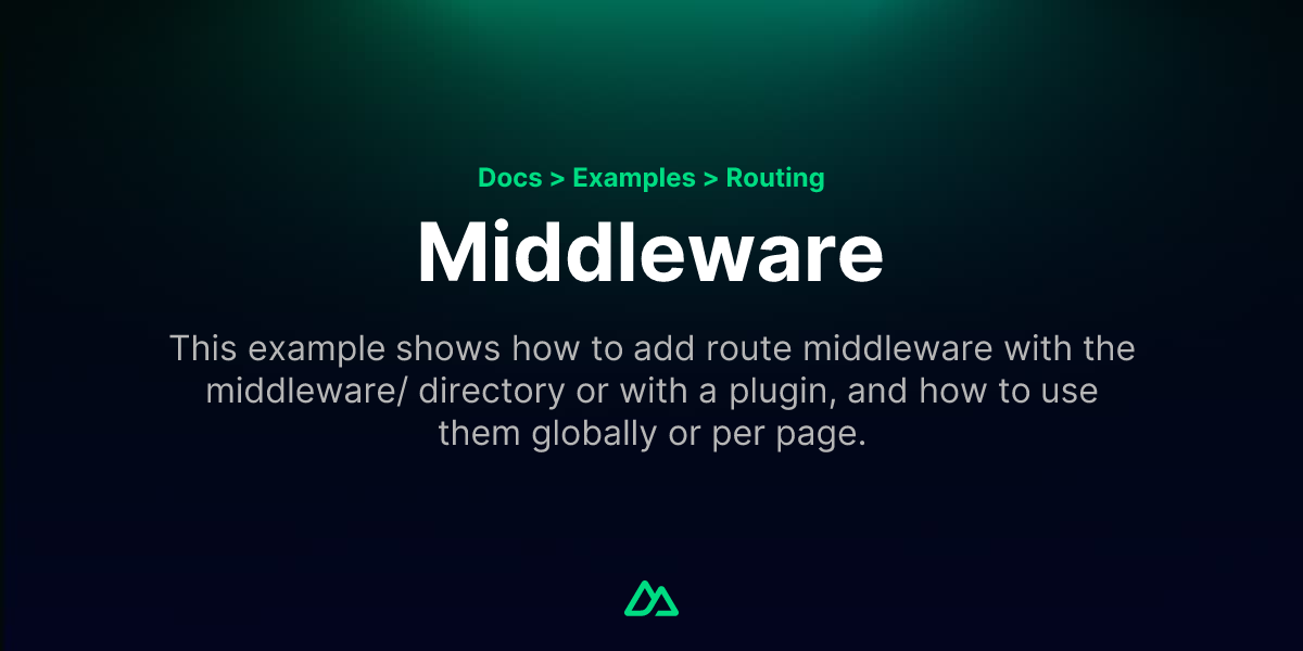 Middleware · Nuxt Examples Middleware · Nuxt Examples