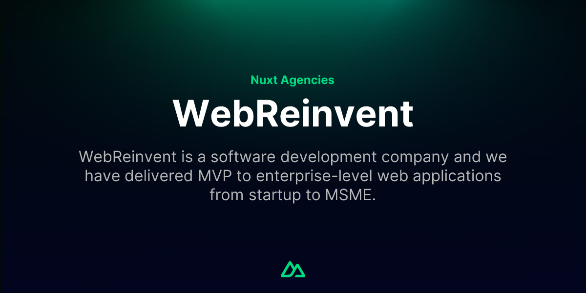 WebReinvent · Nuxt Agencies