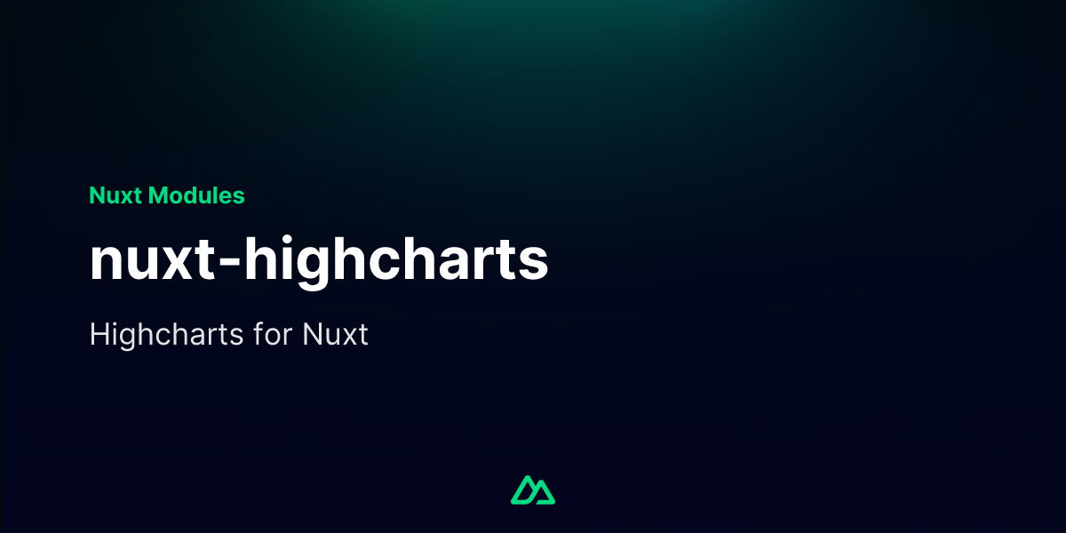 nuxt-highcharts · Nuxt Modules