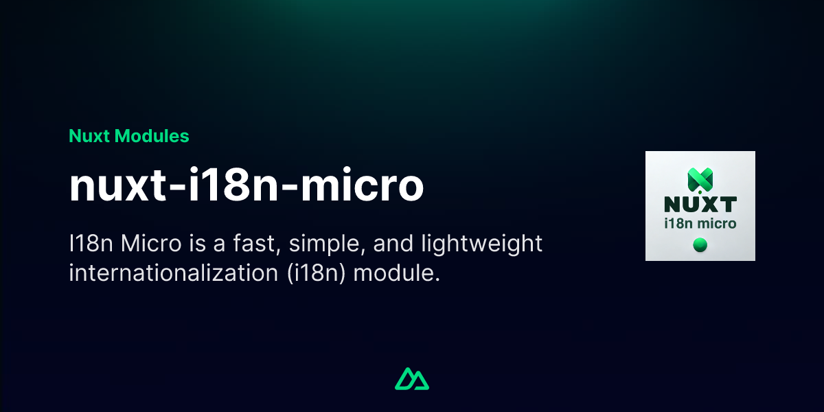 nuxt-i18n-micro · Nuxt Modules