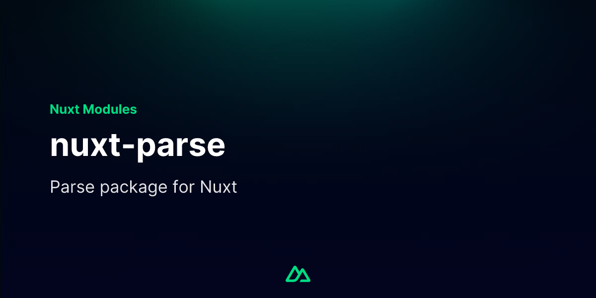nuxt-parse · Nuxt Modules