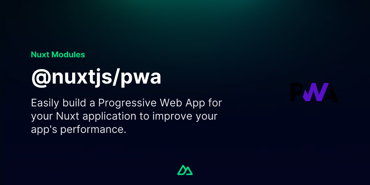 @nuxtjs/pwa · Nuxt Modules