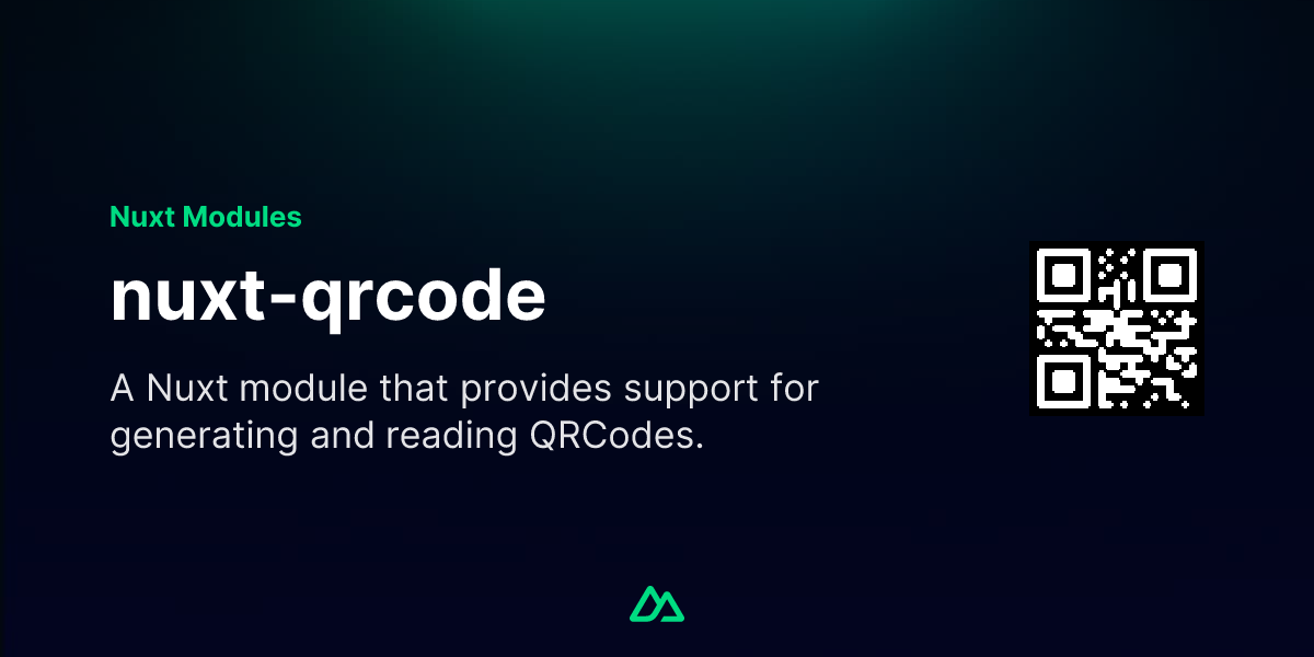 nuxt-qrcode · Nuxt Modules
