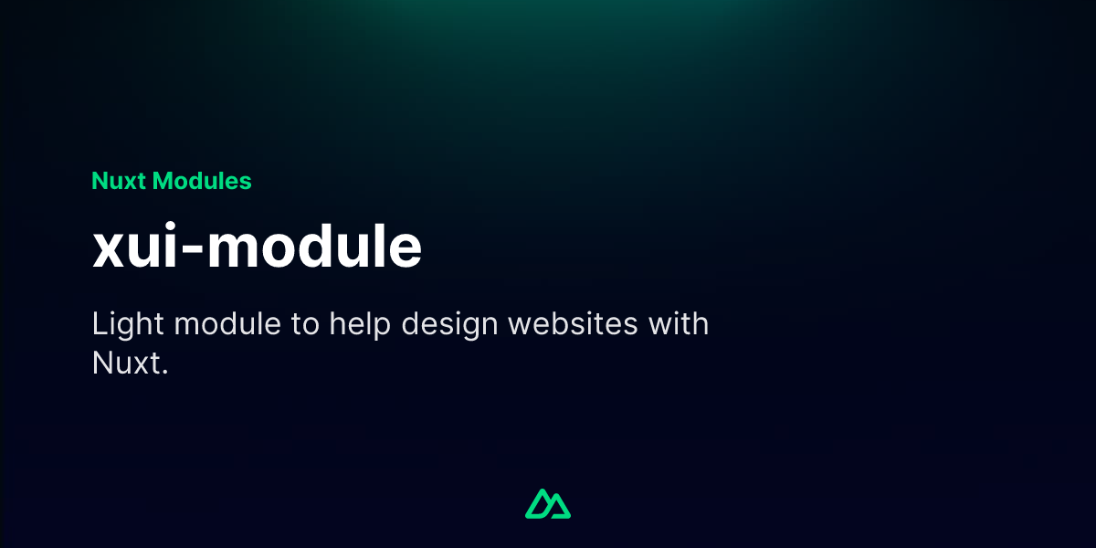 xui-module · Nuxt Modules xui-module · Nuxt Modules
