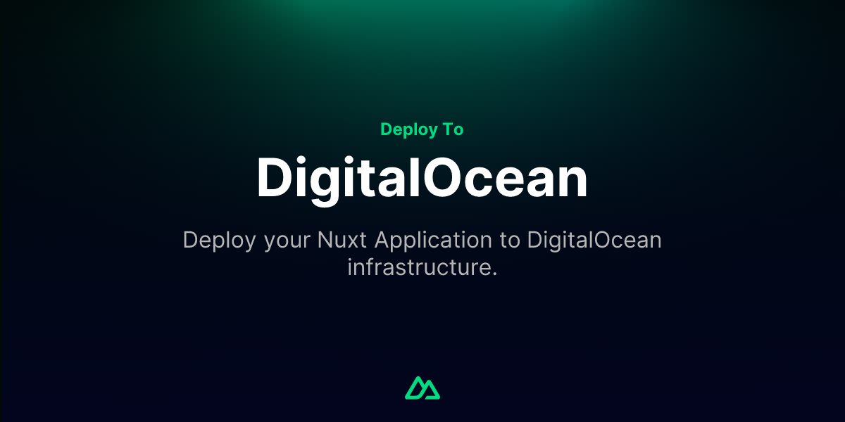 Deploy Nuxt To Digitalocean