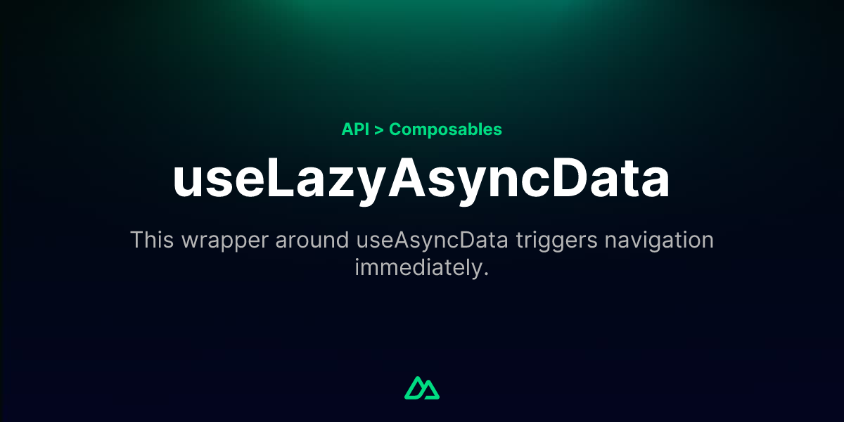 Uselazyasyncdata · Nuxt Composables V3