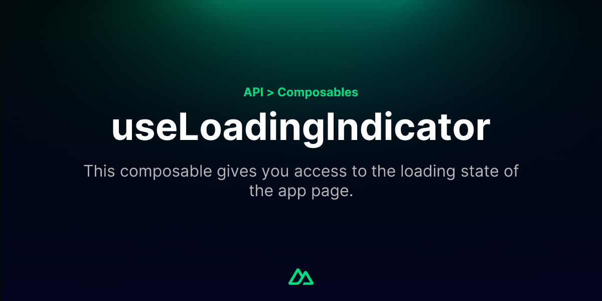 useLoadingIndicator · Nuxt Composables v3