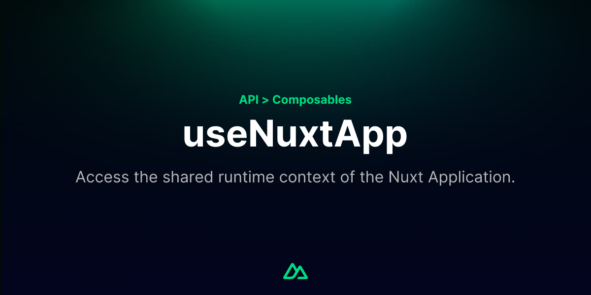 Usenuxtapp · Nuxt Composables V3