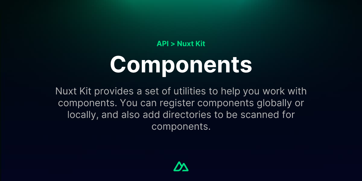 Components · Nuxt Kit v3