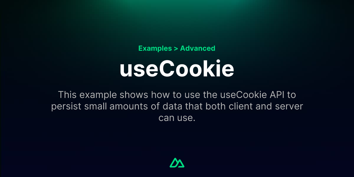 useCookie · Nuxt Examples v3