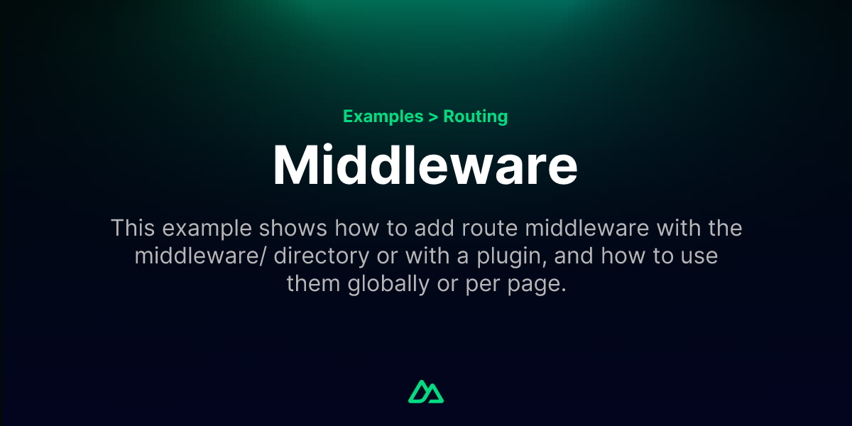 Middleware · Nuxt Examples v3