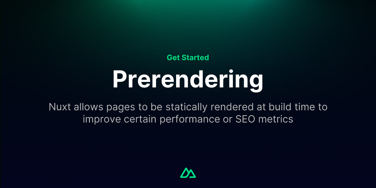 Prerendering · Get Started with Nuxt v3
