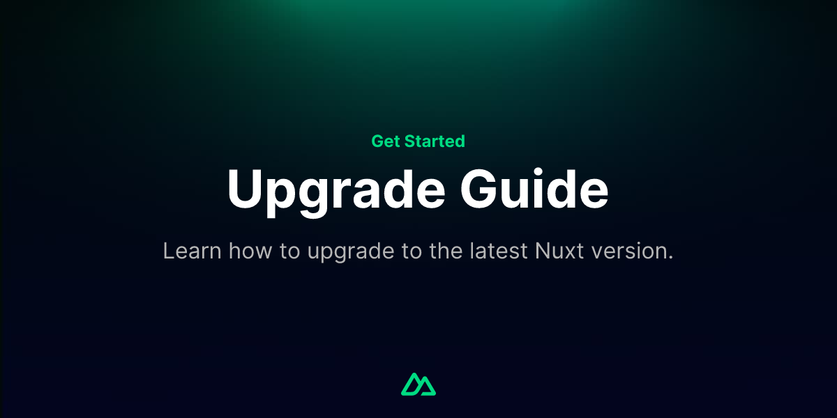 Upgrade Guide · Get Started with Nuxt v3