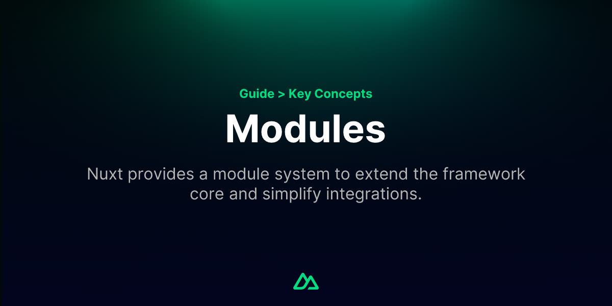 Modules · Nuxt Concepts v3