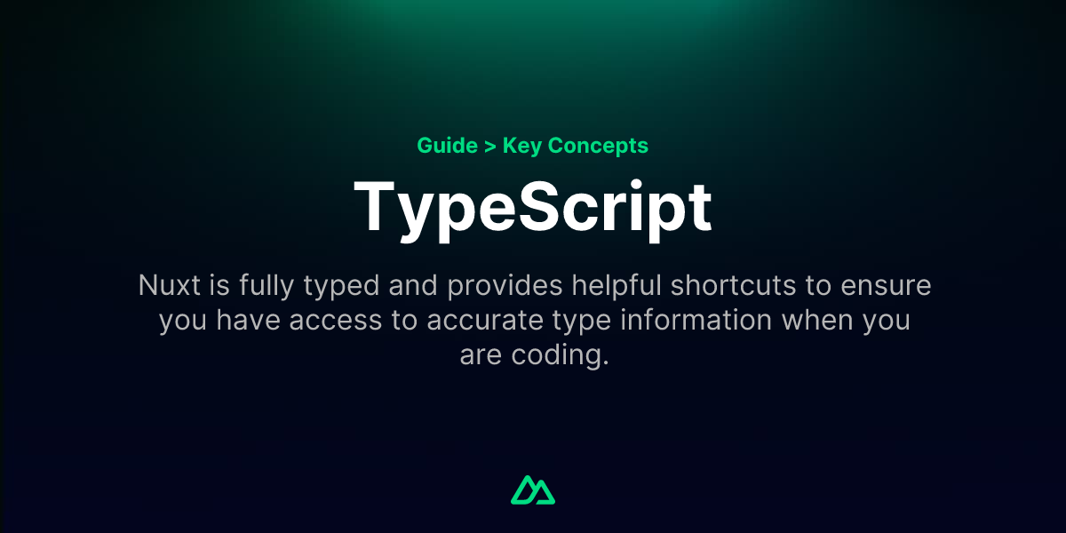 Typescript · Nuxt Concepts V3