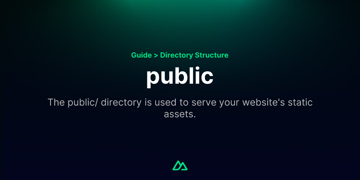 Public · Nuxt Directory Structure V3