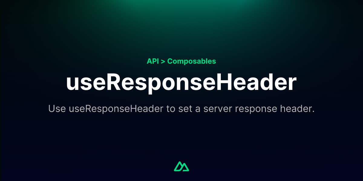 useResponseHeader · Nuxt Composables v4