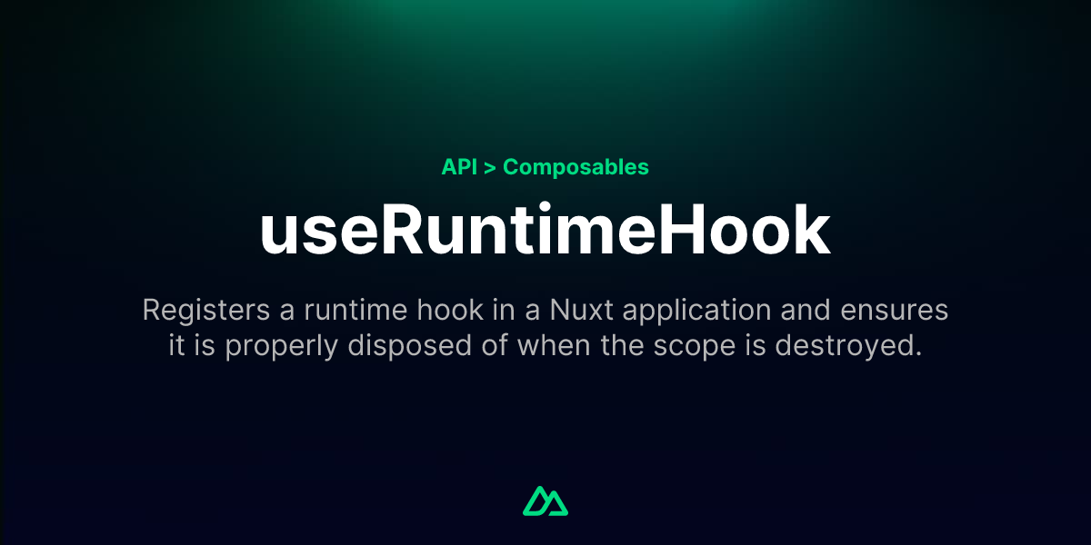 Useruntimehook · Nuxt Composables V4