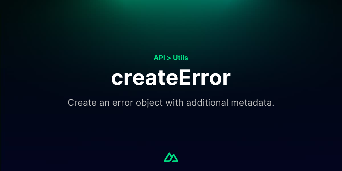 createError · Nuxt Utils v4