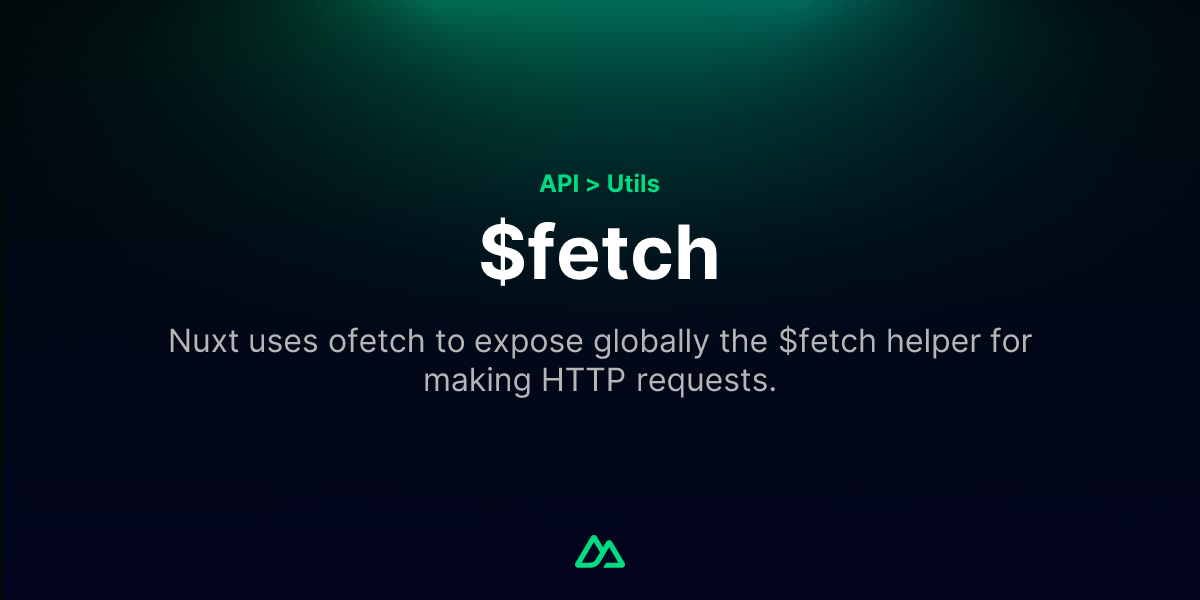 $fetch · Nuxt Utils v4