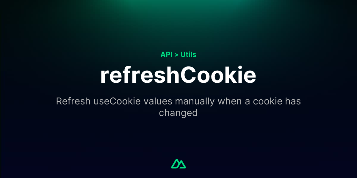 refreshCookie · Nuxt Utils v4