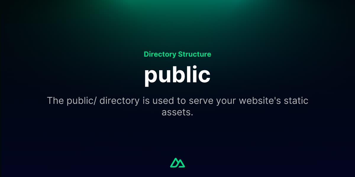 public · Nuxt Directory Structure v4