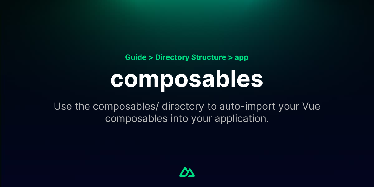 composables · Nuxt Directory Structure v4