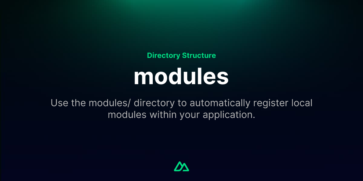 modules · Nuxt Directory Structure v4