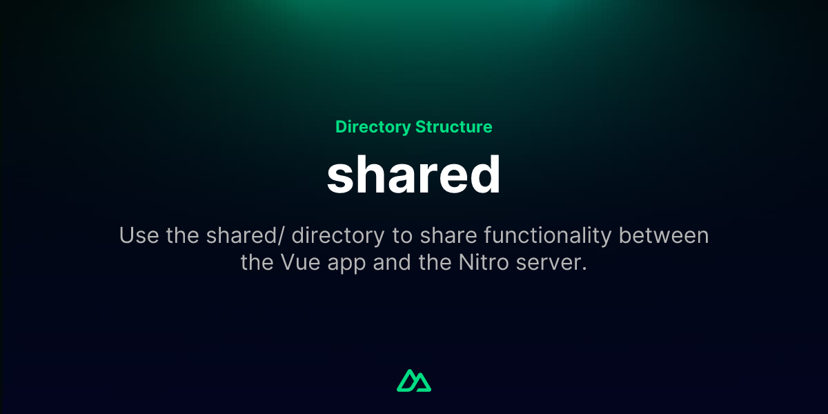 shared · Nuxt Directory Structure v3