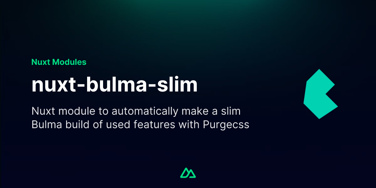 Bulma-slim · Nuxt Modules