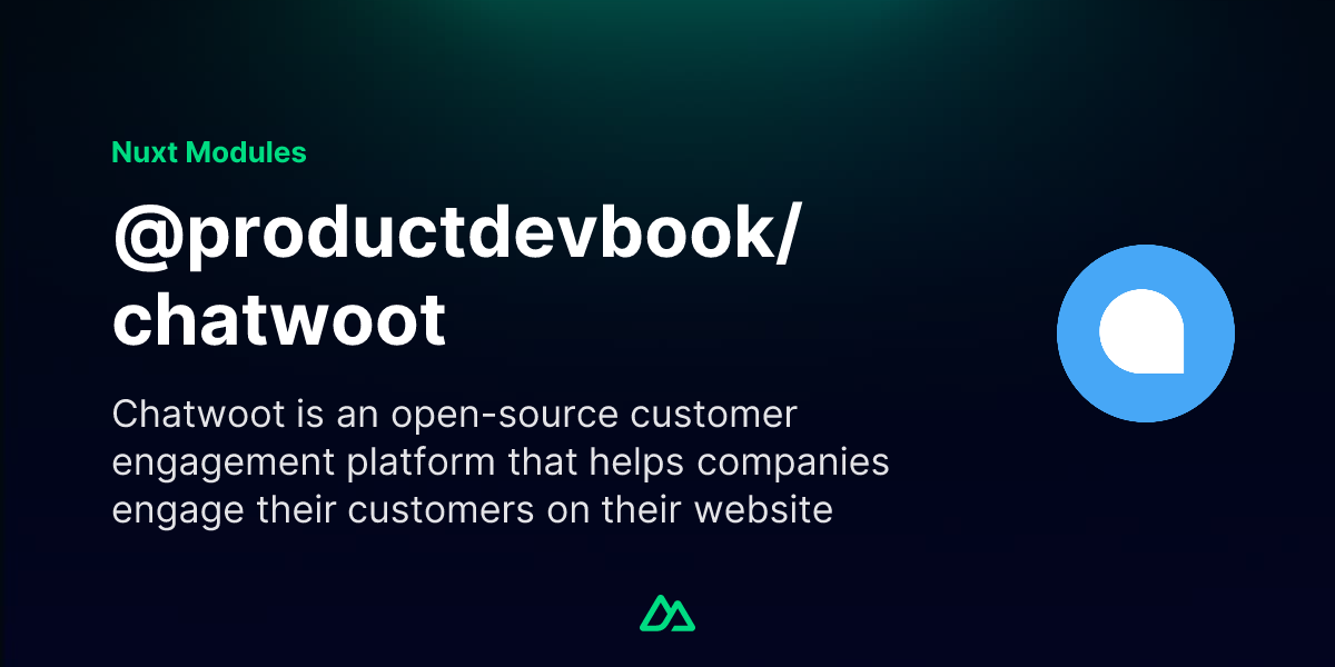 Chatwoot · Nuxt Modules